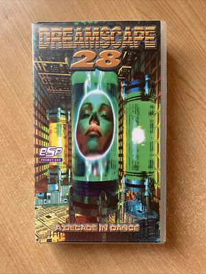Dreamscape 28 A Decade in Dance - VHS Tape (1998) E.S.P. Promotions ⭐ ...