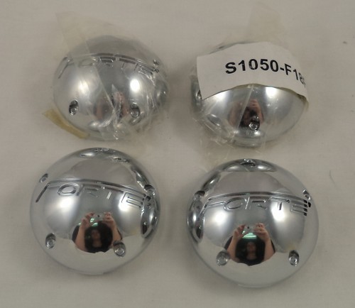 Forte Wheels Chrome Custom Wheel Center Caps Set of 4 # C-074 | eBay