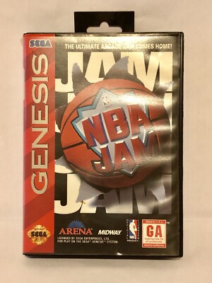 NBA JAM - Sega Genesis - With Manual Classic Game TESTED 734549001111| eBay