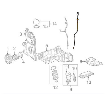 NEW MERCEDES BENZ ML W164 ENGINE OIL DIPSTICK A6420100972 OEM NO DUTY ...