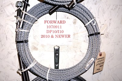 1 Set Of (2) Forward LIFT1070911 CABLES for DP10 & I10 LIFTS 2010 ...