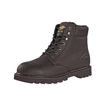 NEW DIAMONDBACK ACTION LEATHER 6" STEEL TOE BLACK WORK BOOT | eBay