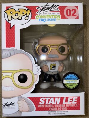 Funko Pop! #02 Stan Lee SDCC Logo 2014 SDCC Exclusive | eBay