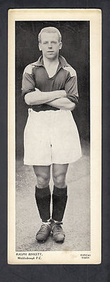 Ralph Birkett 1930's Topical Times Large photo card Middlesbrough ...