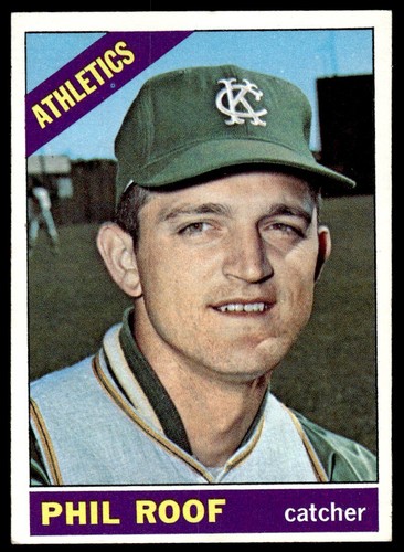1966 Topps Phil Roof + Kansas City Athletics #382 | eBay