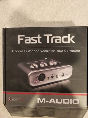 M audio Fast Track - Guitar and Microphone mixer - M-audio 9900-5302-00 ...