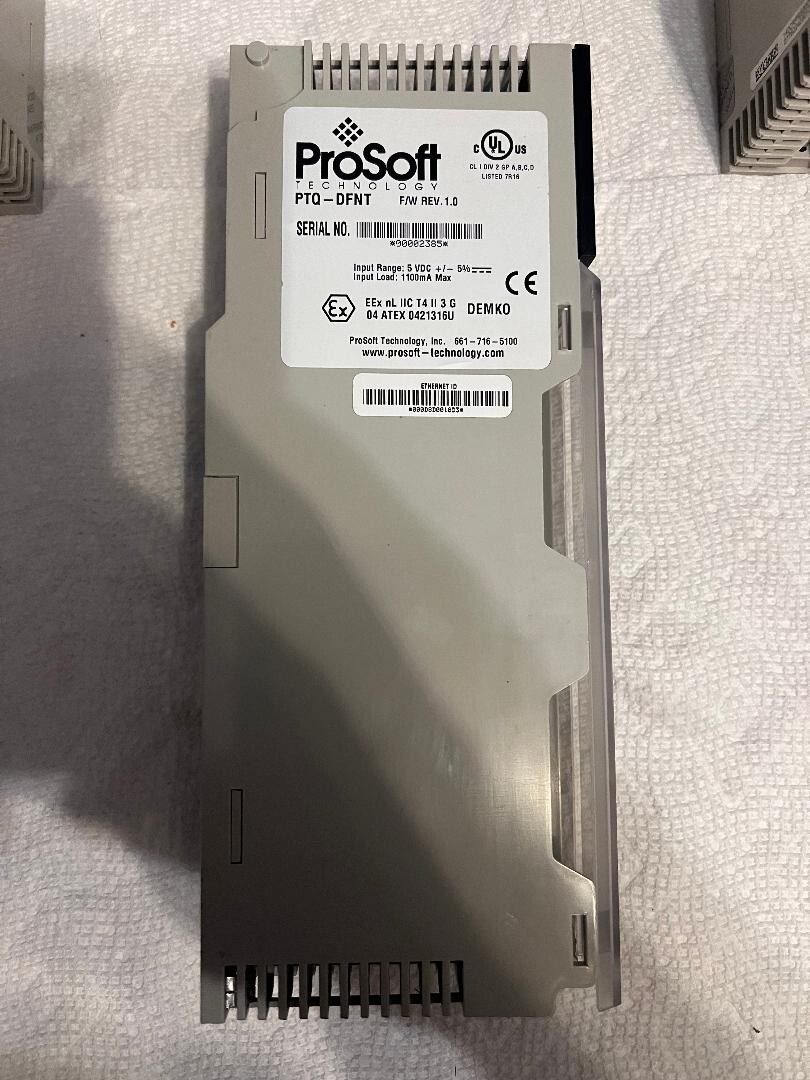 Schneider 140 PROTALKQ PTQ-DFNT F/W REV. 1.0 PROSOFT TECHNOLOGY | eBay