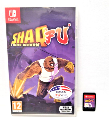 Shaq Fu A Legend Reborn Nintendo Switch Ottime Condizioni Cartuccia ...