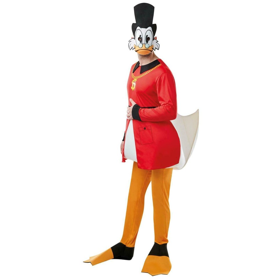 Scrooge McDuck Costume Adult Men Disney Duck Fancy Dress Halloween ...