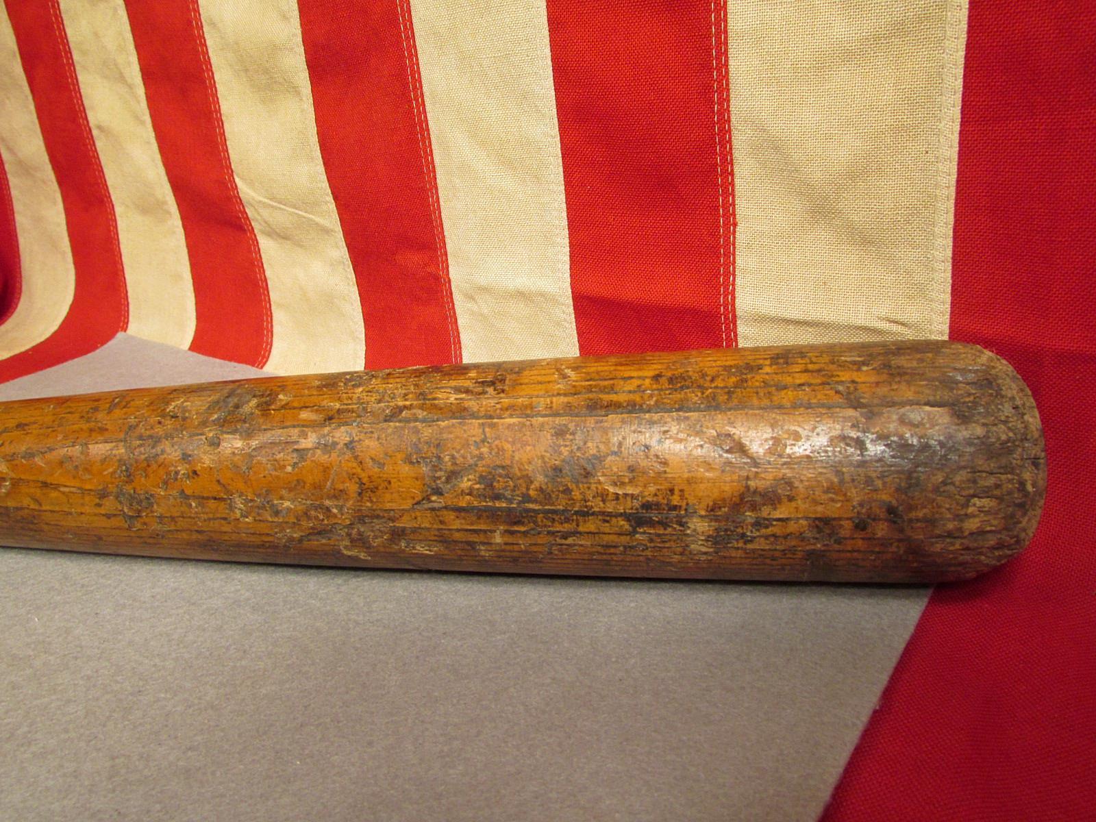 Vintage Draper Maynard Wood Baseball Bat D&M 35" early Lucky Dog ...