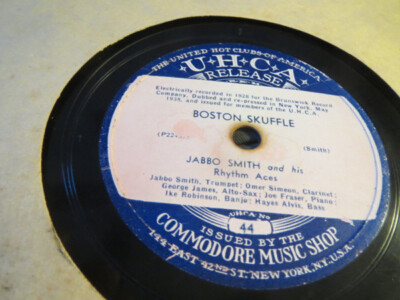 Jabbo Smith And His Rhythm Aces - Jazz Battle / Boston Skuffle (Shellac ...