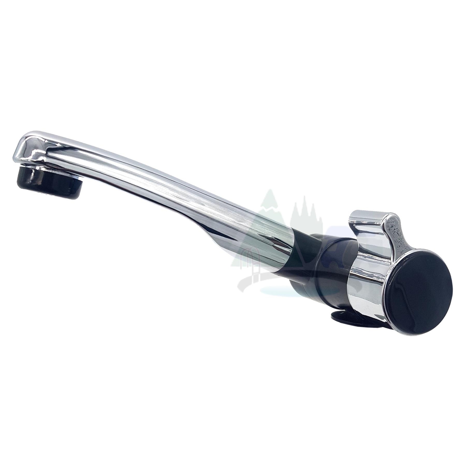 CHROME MOTORHOME TAP 12V COMET LONDON CARAVAN CAMPERVAN COLD WATER 20mm ...