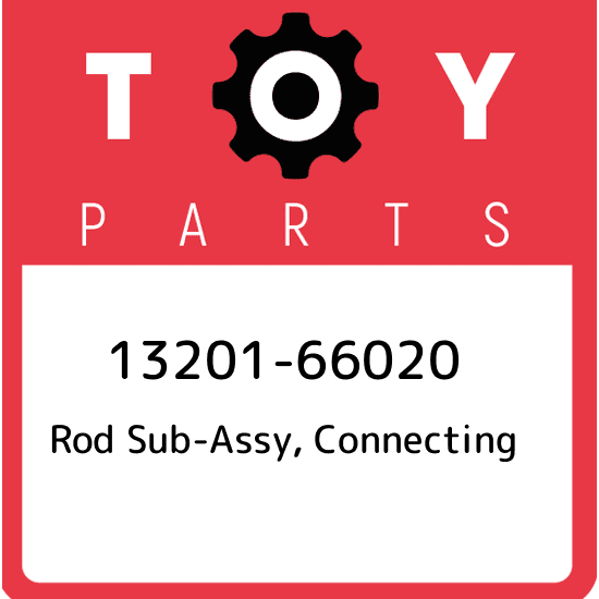 13201-66020 Toyota Rod sub-assy, connecting 1320166020, New Genuine OEM ...