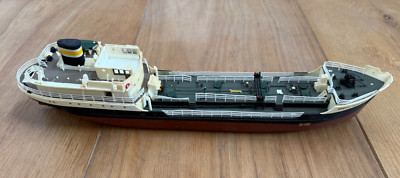 Vintage Pre Built Model Ship Shell Welder Coastal Tanker 70s Novo ...