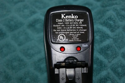 Kenko 4 Battery Charger for AA or AAA batteries model V-6833 120V 5W ...