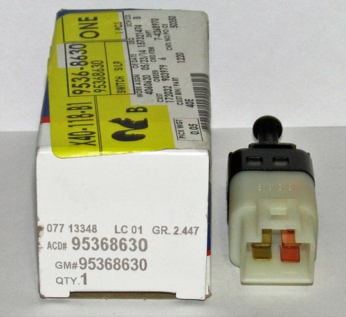 NEW ACDELCO GM GENERAL MOTORS STOPLAMP SWITCH OEM PART NO. 95368630 | eBay