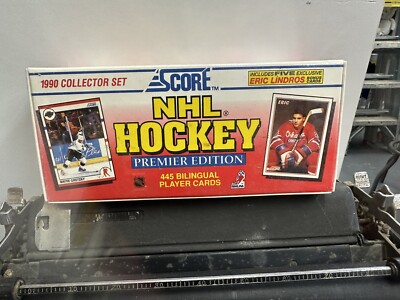 1990 Score NHL Hockey Premier Edition Factory Sealed 445 card Bilingual ...