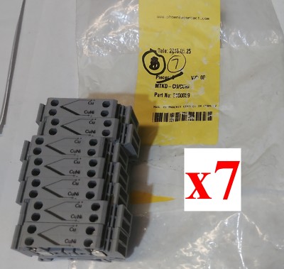 (LOT of 7) NEW 3100059 Phoenix Contact MTKD-CU/CUNI Thermoelectric ...