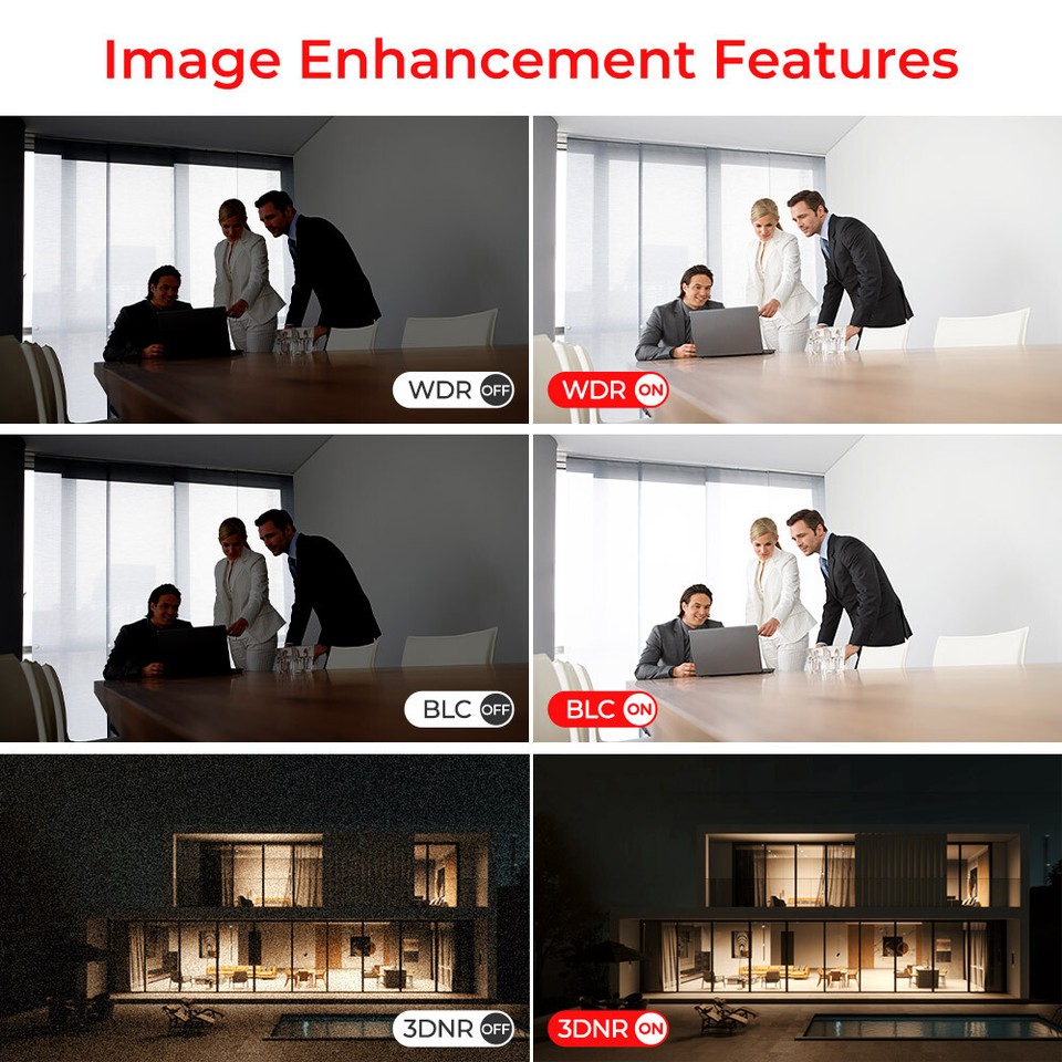 Hik Compatible 4MP 180°Panoramic IP Camera Dual lens&light 2way Audio ...