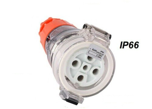 3 THREE PHASE POWER SOCKET 5 Pin 20 Amp INDUSTRIAL FEMALE ELECTRICAL ...