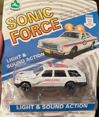 Sonic Force Ambulance Diecast Metal Toy Original Packaging Light ...