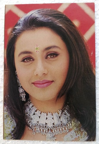 Bollywood Actor Rani Mukherjee Rare Old Original Postcard Post card ...