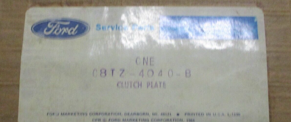 FORD E8TZ-4040-B DIFFERENTAL HIGH SPEED CLUTCH PLATE | eBay