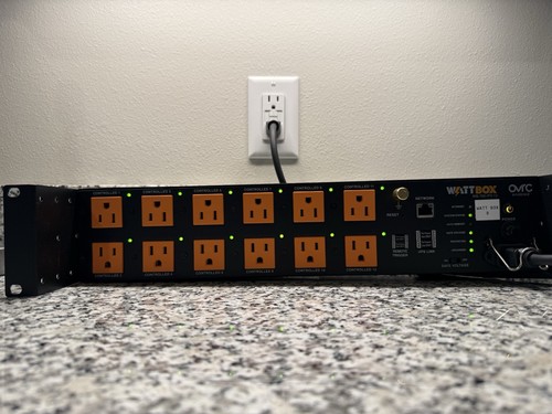 WattBox WB-700-IPV-12 Rack IP Controllable OVRC Power Conditioner o491 ...