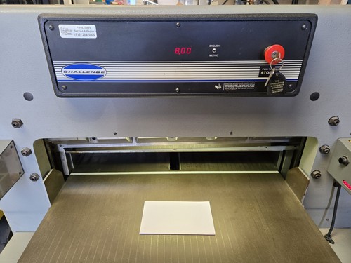 Challenge Paper Cutter 305MC, 30.5", Digital Display, Safety Beams, See ...