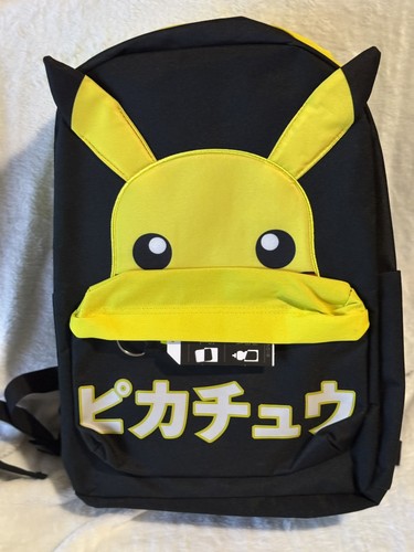 Pokémon Pikachu Backpack by Bioworld Cartoon Yellow & Black | eBay