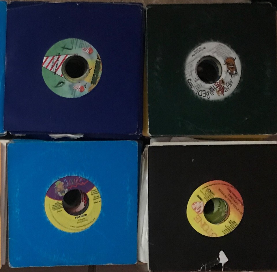 LOT of Reggae 45 Vinyl Records Singles Dancehall Various Artist(see ...