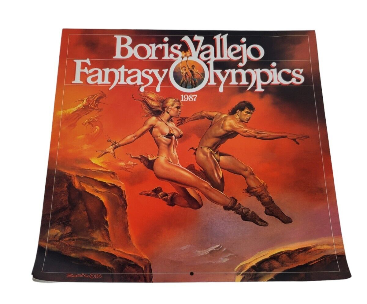Boris Vallejo 1987 Fantasy Olympics Calendar | eBay UK