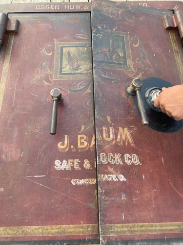 J. Baum early 1900s double lock safe | eBay