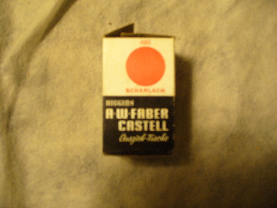 AW Faber Castell Higgins Waterproof Drawing Ink Red 4085 | eBay