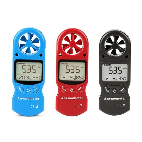 Mini Digital Anemometer Thermometer Windmeters Hand-Held LCD TL-300 | eBay