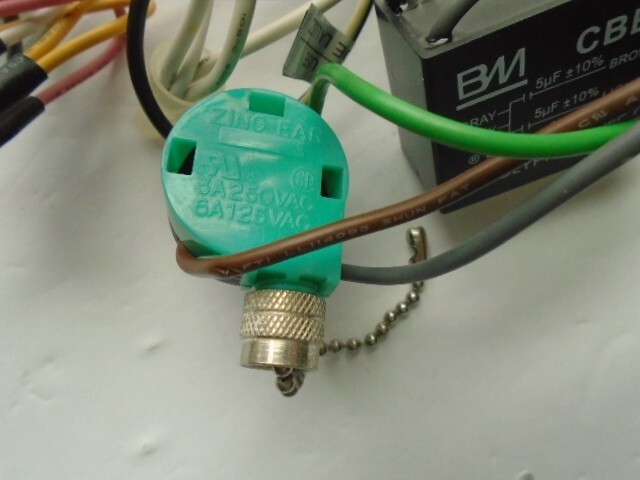 HUNTER CEILING FAN WIRING HARNESS SWITCHES/PARTS/CAP MODEL | eBay