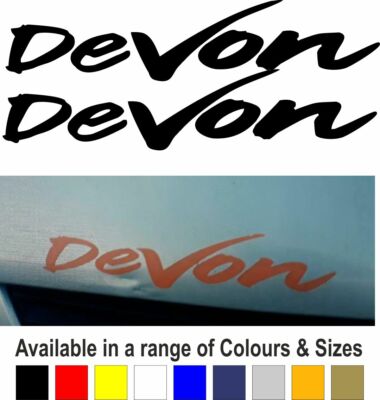 DEVON MOTORHOME CAMPERVAN | Sticker-Decal-Graphic | | FREE POSTAGE ...