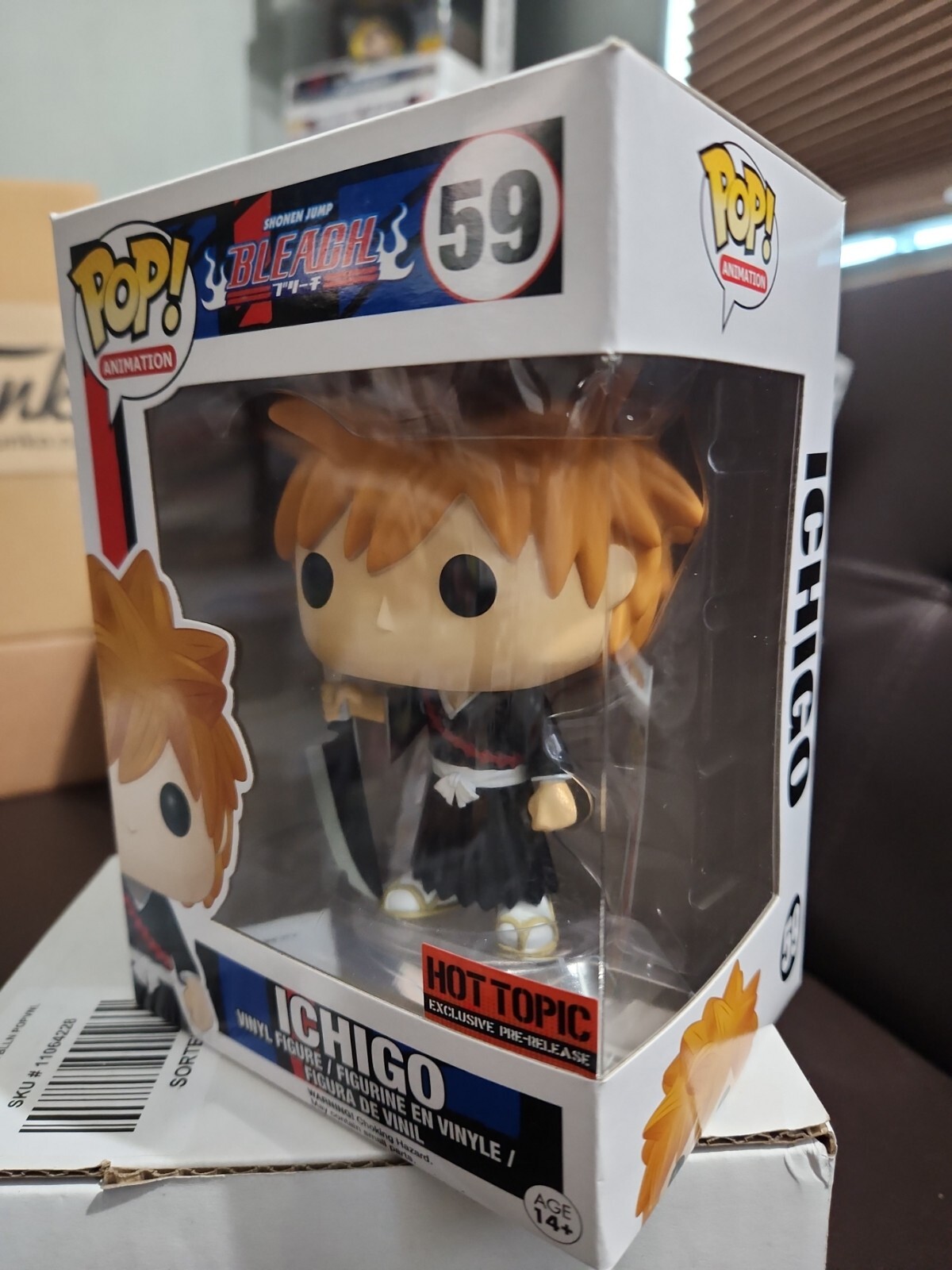 Funko Pop! Animation Bleach Ichigo #59 Hot Topic Exclusive Pre-Release ...