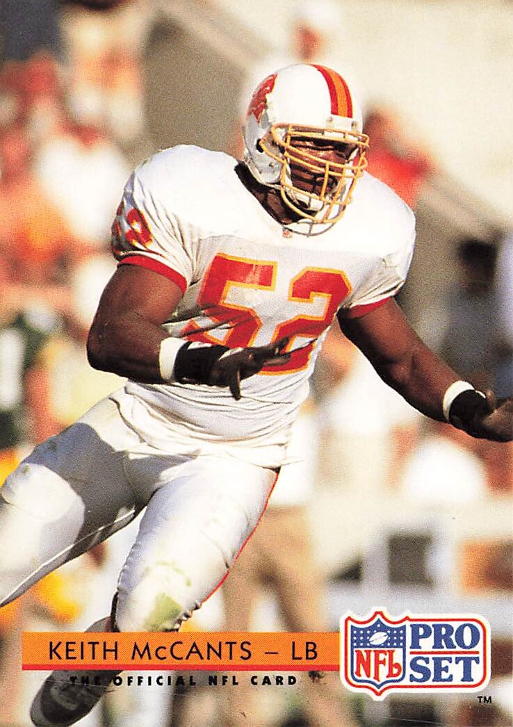 1992 Pro Set #338 Keith McCants Tampa Bay Buccaneers | eBay