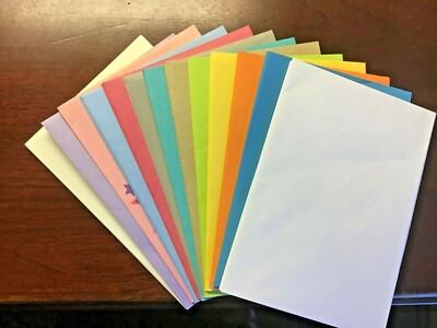 HALLMARK Brand, 25 ENVELOPES,Small size 5 X 7 1/4 for GREETING CARDS, 8 ...