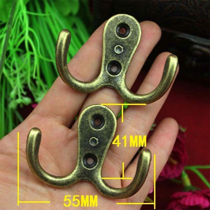 Twin Hangers 1 Clothes Coat Double Dress Pack Bathroom Door Robe Hooks ...