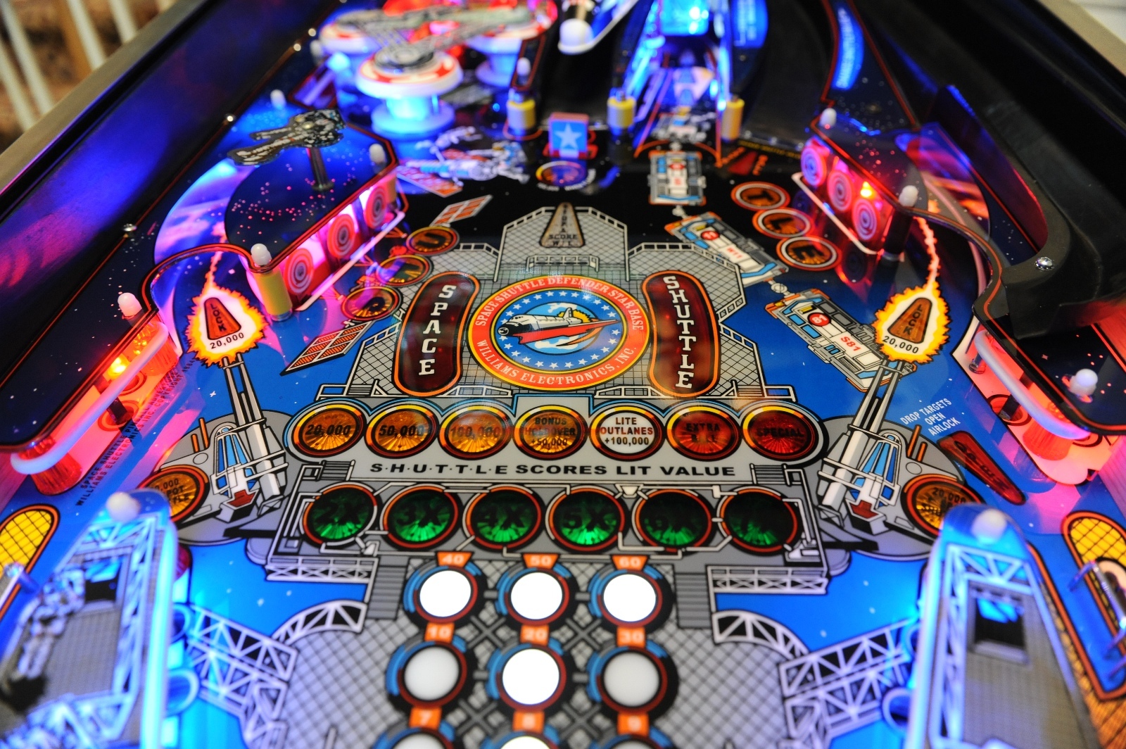 Awesome restored! Space shuttle Pinball 1984 machine by Williams. New ...