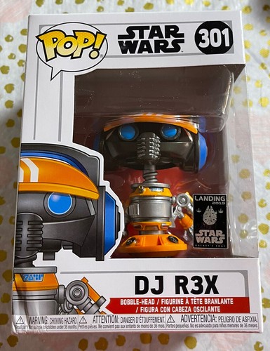 Funko Pop! DJ R3X Pop #301 Disneyland Exclusive Star Wars Galaxys Edge ...