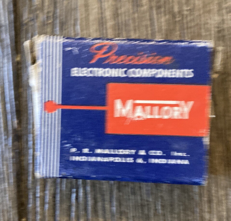 Vintage Mallory “BOX ONLY” Electronic Components Parts | eBay