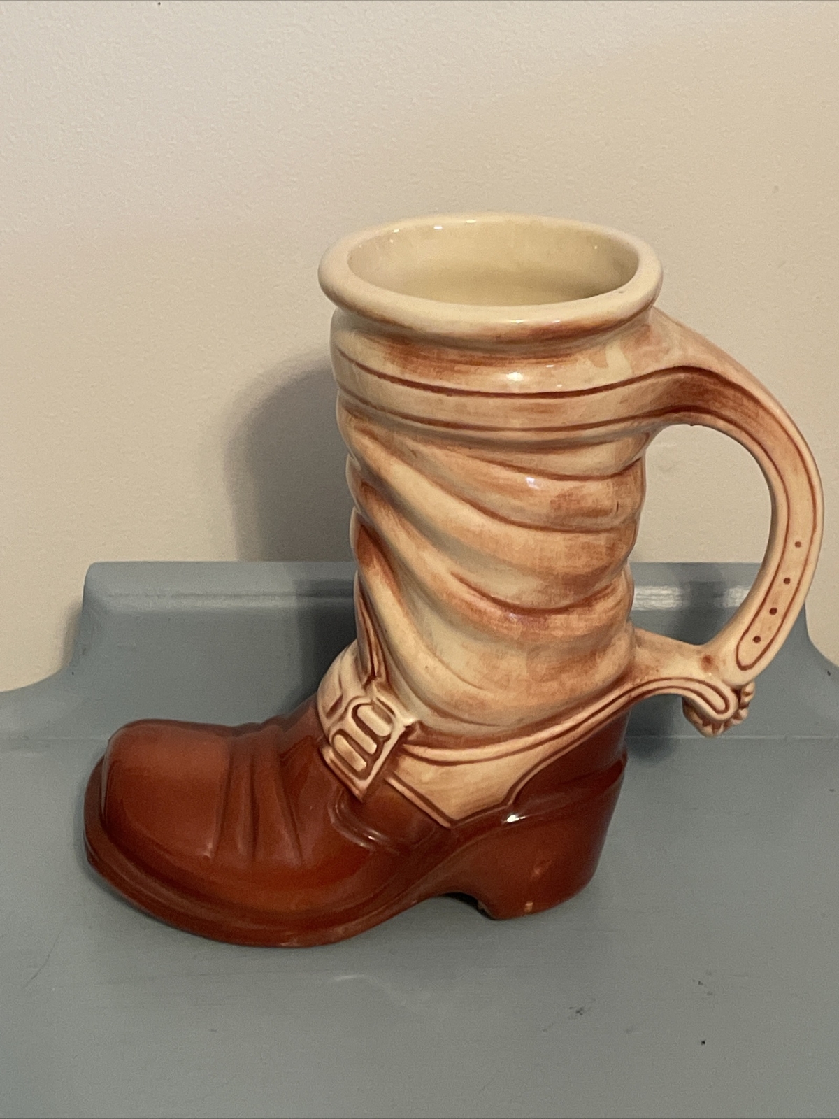 VINTAGE BROWN MCCOY COWBOY BOOT STEIN #6039 | eBay