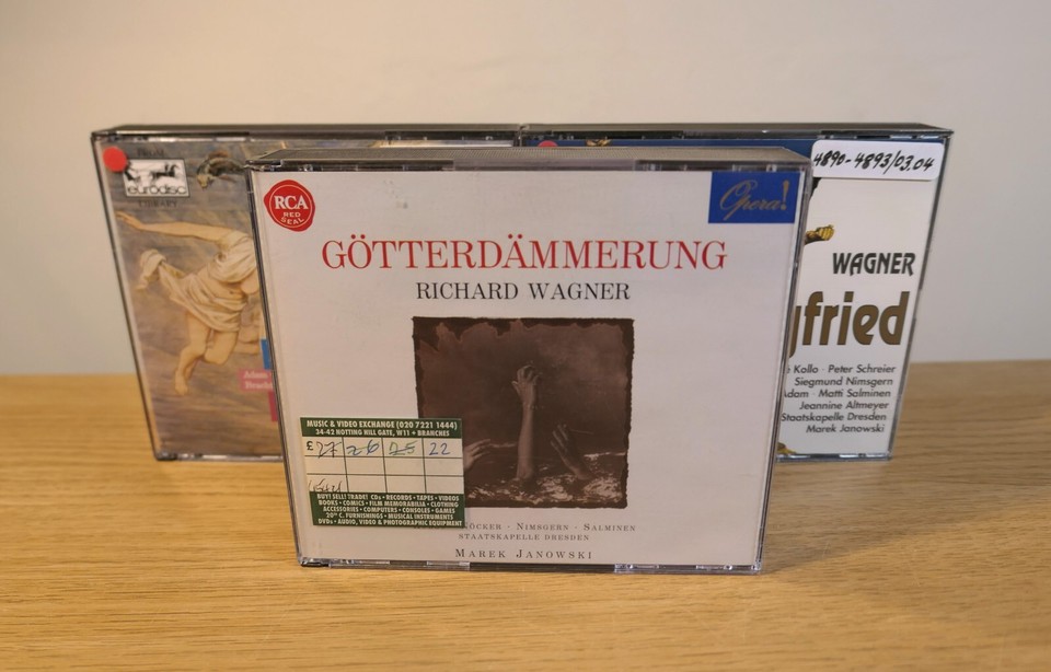 Wagner Ring Cycle Marek Janowski 4 CD Box Sets Eurodisc RCA 14 CD | eBay