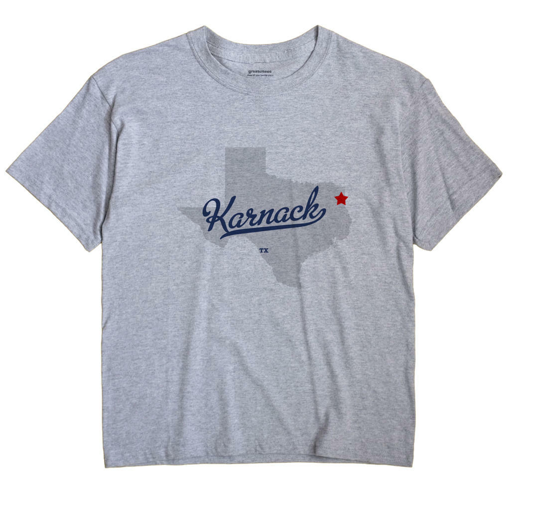 Karnack Texas TX T-Shirt MAP | eBay