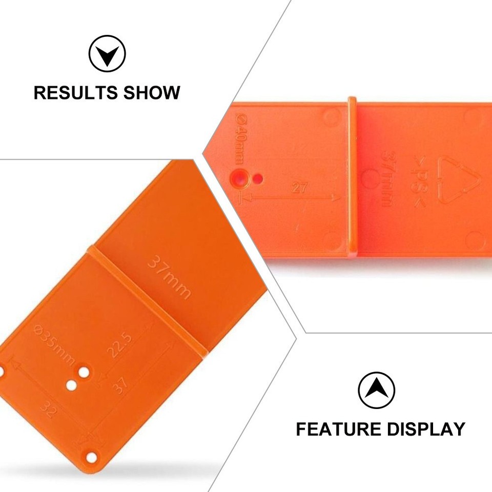 4 pcs Hinge Positioning Tools Hinge Jig Open Hole Locator Positioning ...