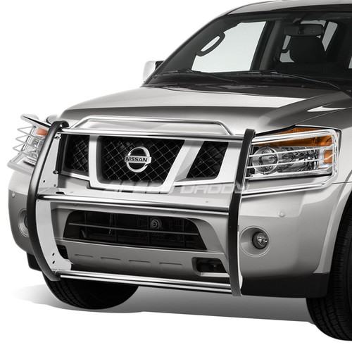FOR 05-15 TITAN A60/ARMADA WA60 CHROME STAINLESS STEEL FRONT BUMPER ...
