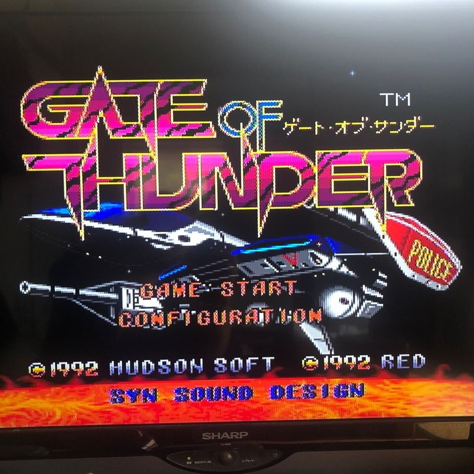 PCE GATE OF THUNDER Operation confirmed PC Engine SUPER CD-ROM2 | eBay
